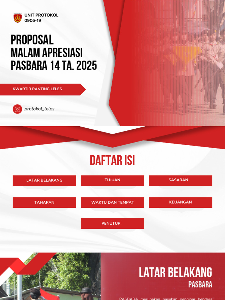 Proposal Malam Apresiasi Pasbara 14 Ta 2025 | PDF
