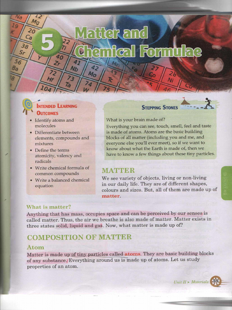 Chemistry Chapter One | PDF