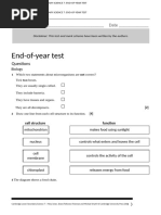 Year 7 Geography Test Questions | PDF | Geography | Earth Sciences
