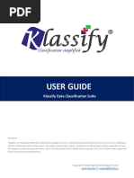 Data Markings and Classification Plugin UserGuide | PDF | Specification (Technical Standard ...