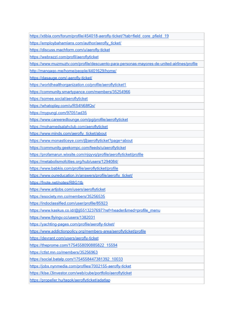 Backlinks Sheet 8 August | PDF