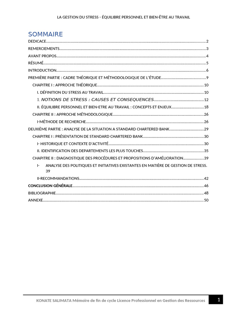 Gestion du Stress au Travail : Solutions et Équilibre | PDF | Stress ...