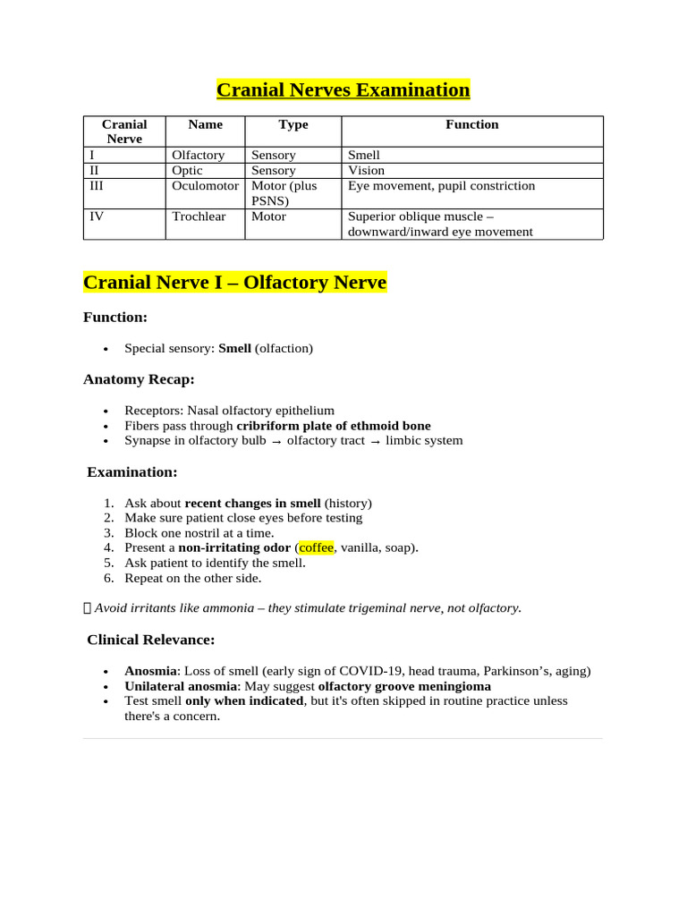 Cranial Nerve Exam and Visual Fields | PDF | Human Eye | Senses
