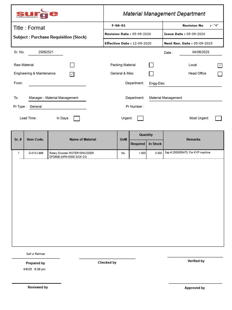 Encoder of Kyp Machine | PDF
