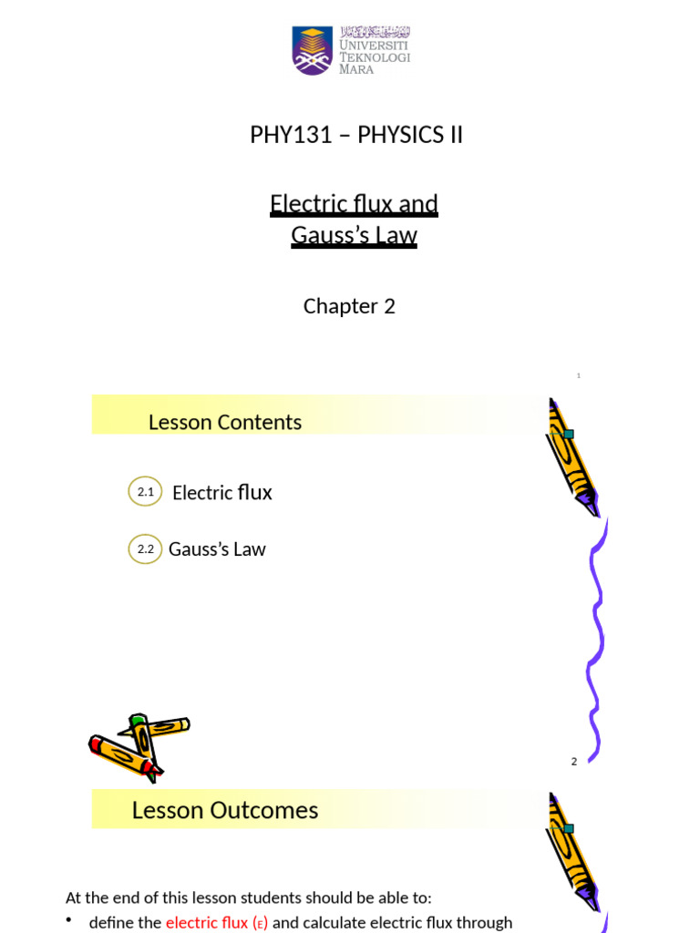 Chapter 2 - Gauss's Law-2 | PDF | Flux | Sphere