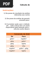 Arasolo - Tabelas de Conversão | PDF