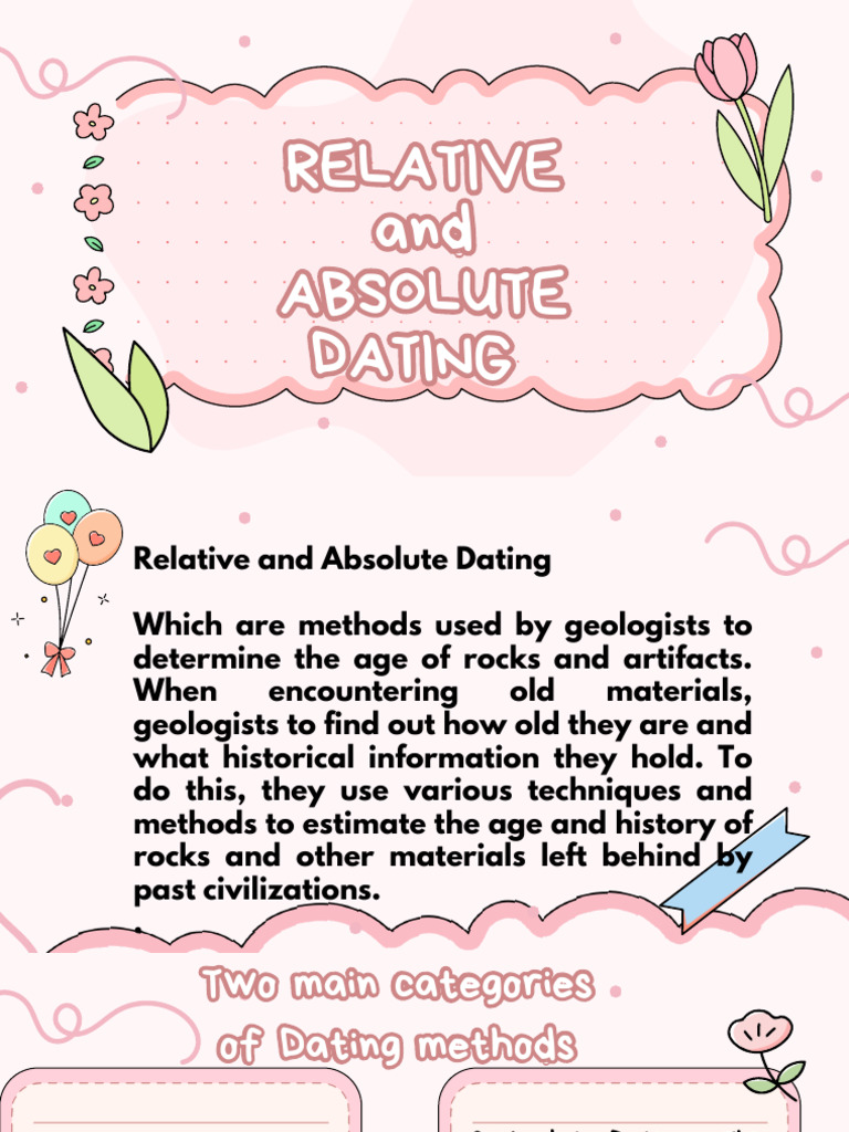 Relative and Absolute Dating | PDF | Geology | Radioactive Decay