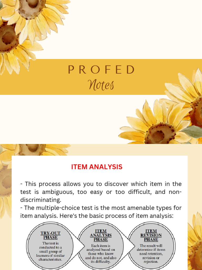 4 Item Analysis | PDF