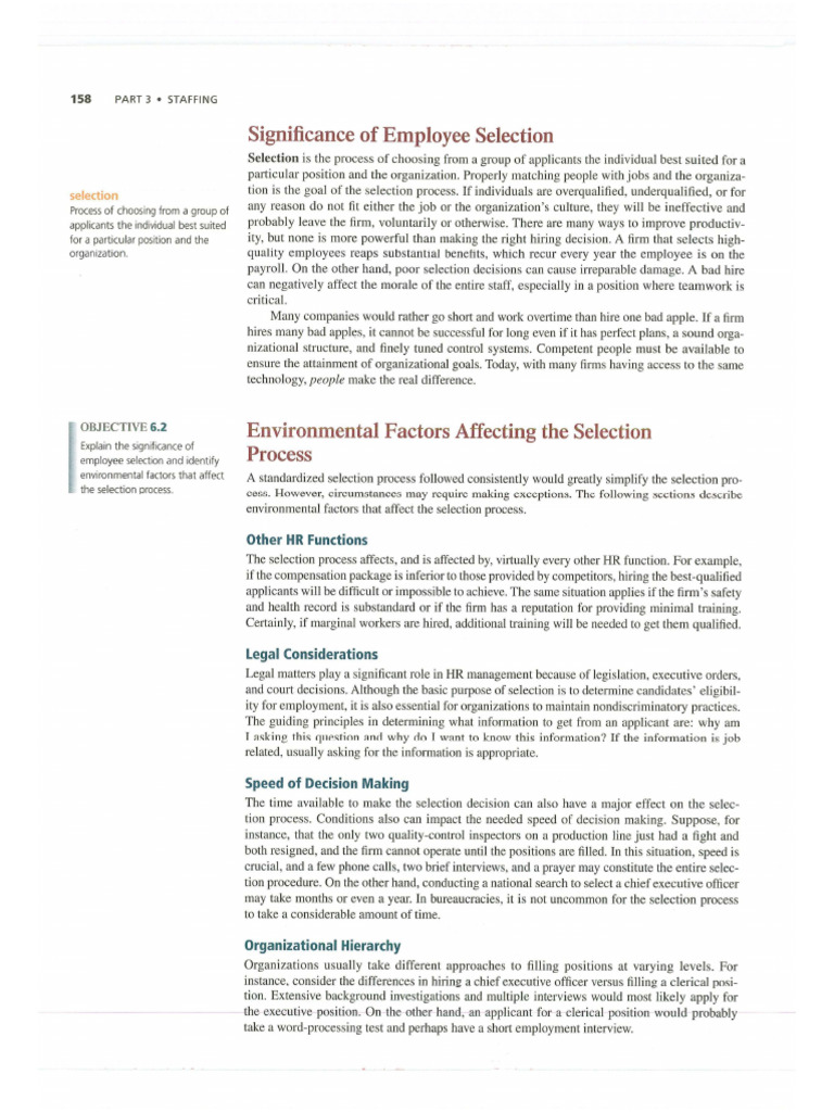 Chapters 6 Selection - Students | PDF