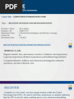 Data Transfer and Manipulation COA | PDF