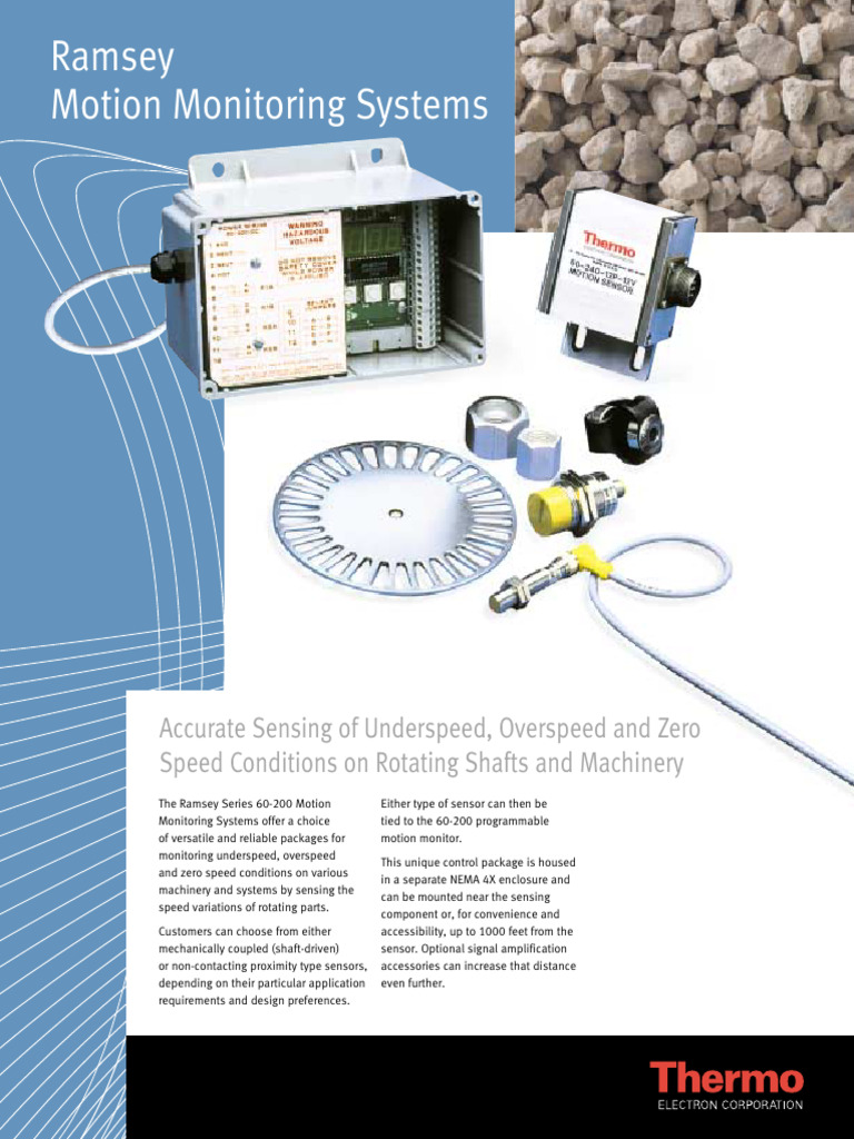 Ramsey Motion Monitoring Systems | PDF | Relay | Bipolar Junction ...