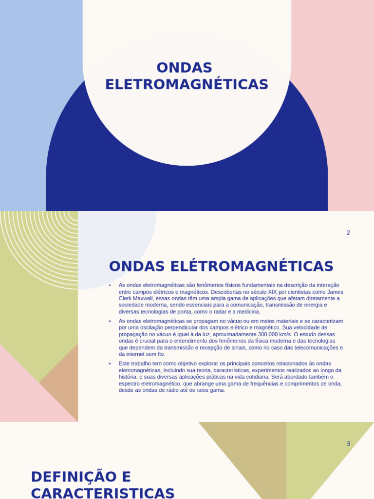 Ondas Eletromagnéticas: Teoria e Aplicações | PDF | Radiação ...