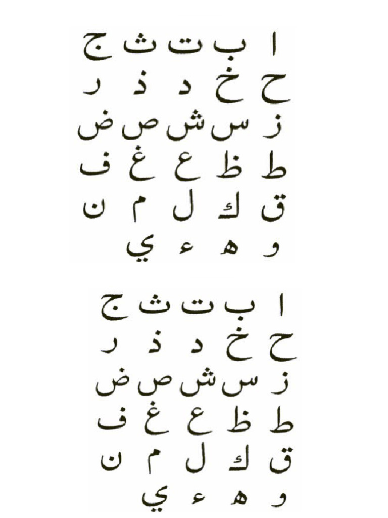 Alphabet Arabe | PDF