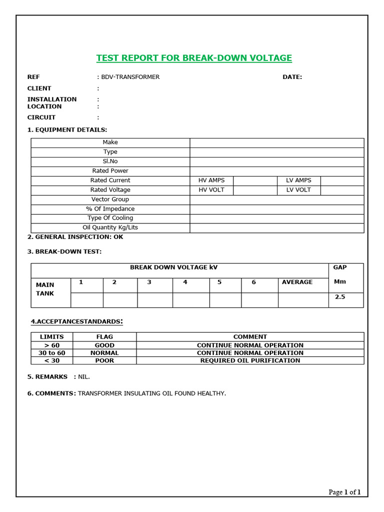 BDV Test | PDF