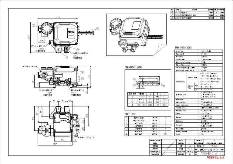 Ts600 Linear Flame Proof | PDF