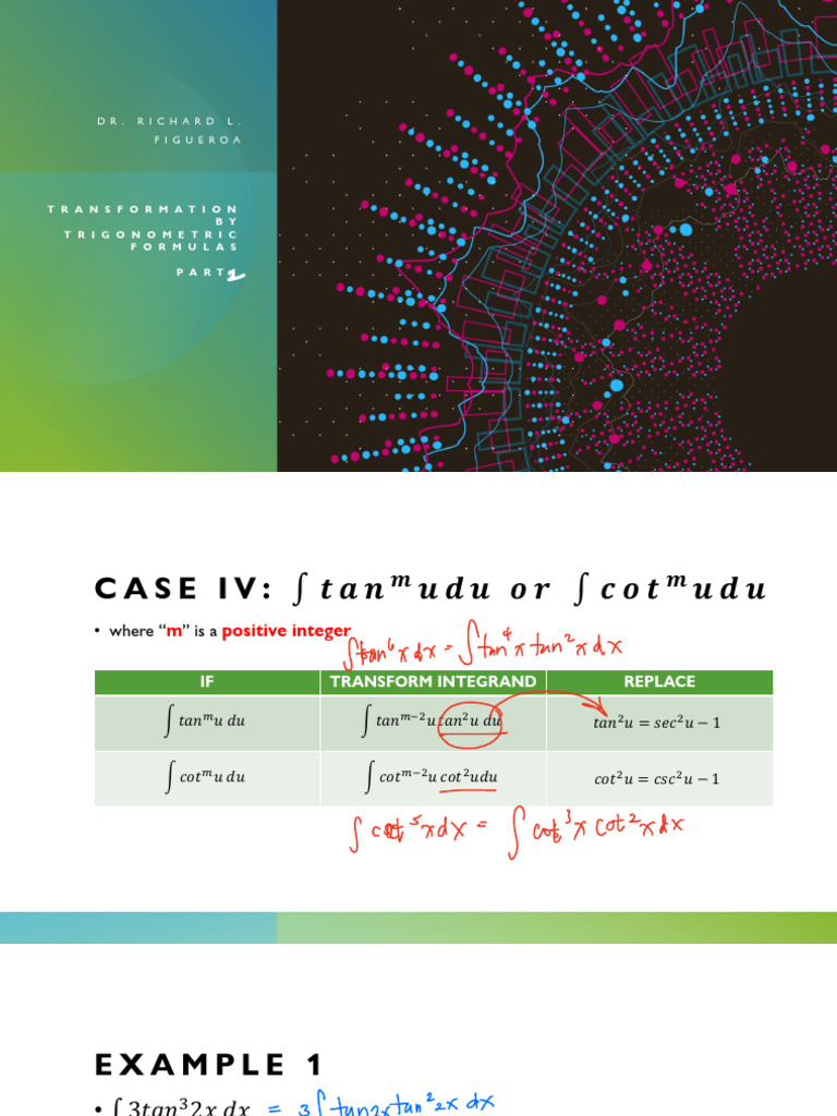 6 Transformation by Trigonometric Formulas Part 2 CE 102 | PDF ...