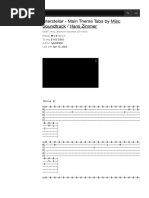 Interstellar Theme - TABS | PDF | Chordophones | Guitar Family Instruments