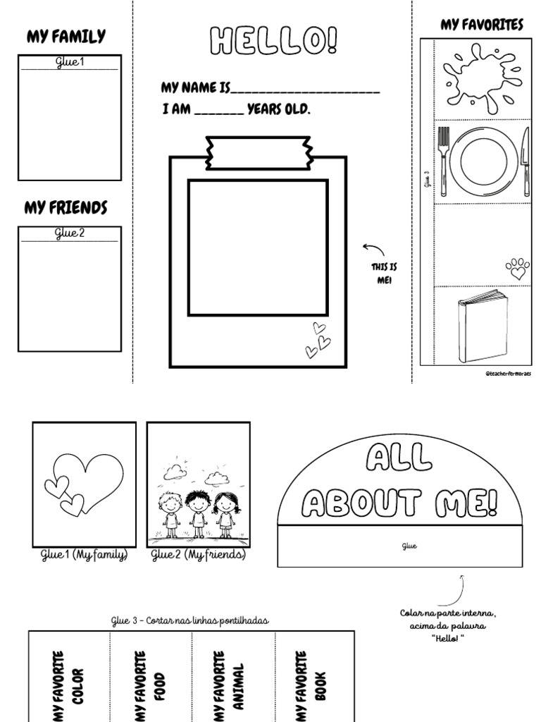 All About Me - Lapbook | PDF