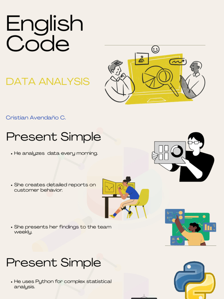 Yellow and Blue Data Visualization Basics Illustrated Presentation PDF | PDF