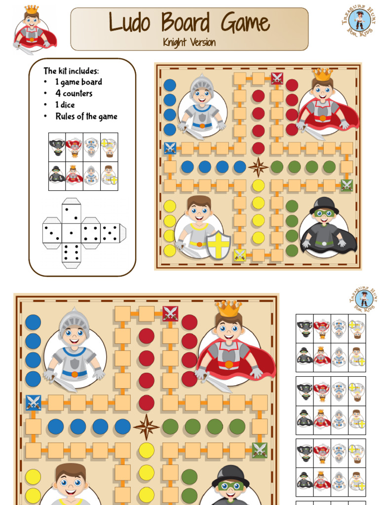 Ludo Board Game Rules and Setup | PDF