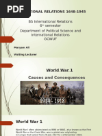 WWI: A Comprehensive Overview | PDF | History