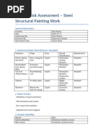 COSHH Risk Assessment for Painting | PDF | Paint | Hazards