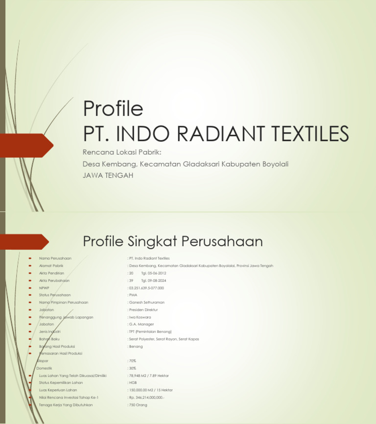 IRT Profile | PDF