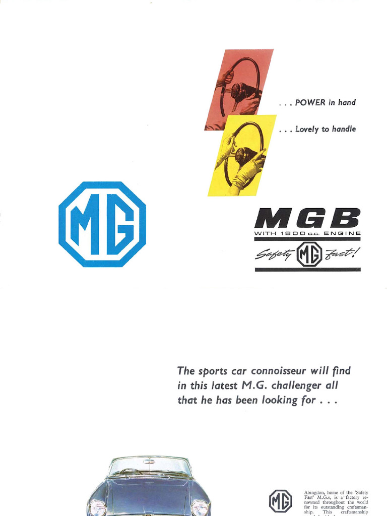 MG - MGB - Sales Brochure - 1977 - 1977 | PDF