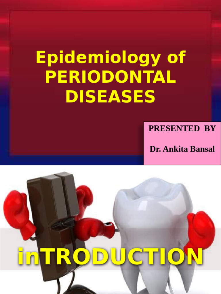 Epidemiology of Periodontal Diseases | PDF | Periodontology | Medical ...