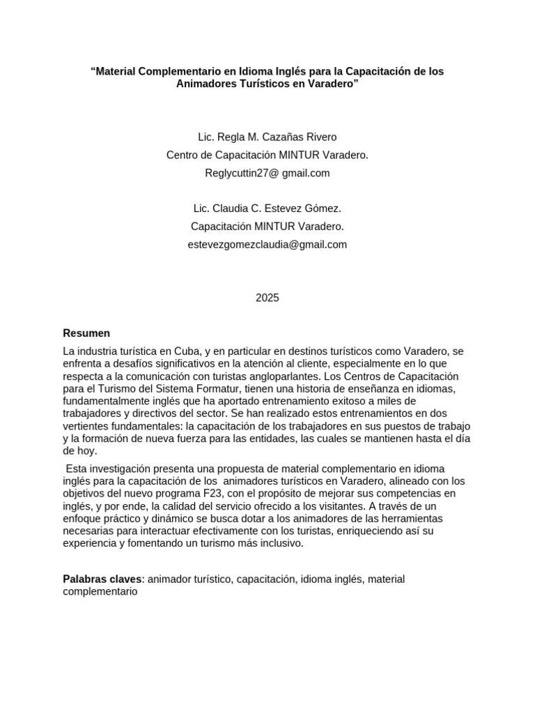 Resumen Material Complementario | PDF