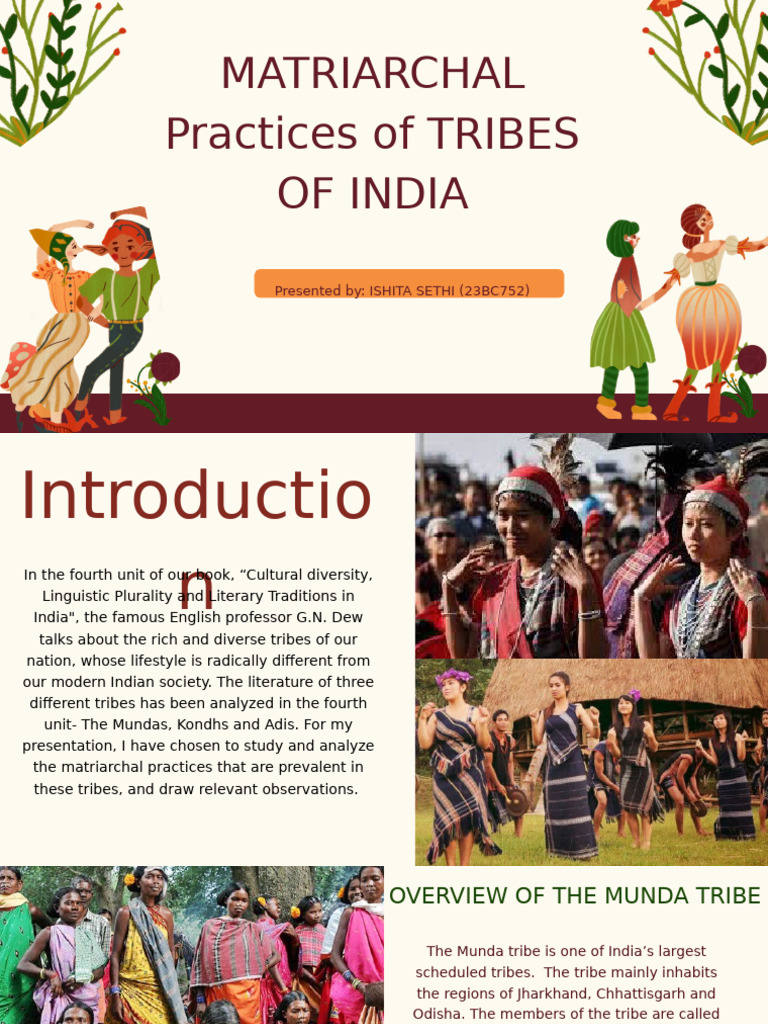 Munda Tribe: Matriarchal Practices in India | PDF | Cultural Anthropology