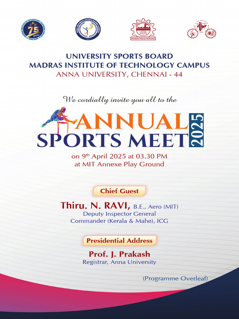 Annual Sports Meet Invitation 2025 | PDF
