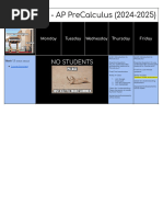 AP PreCalculus Course Overview | PDF | Trigonometric Functions | Function (Mathematics)