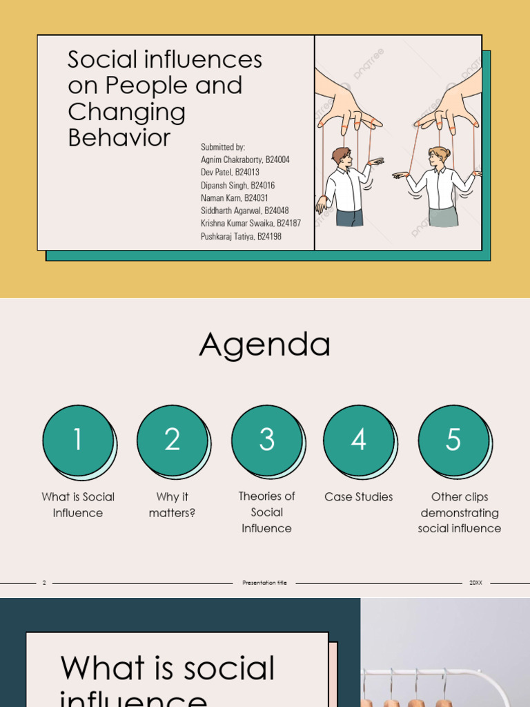 6A - Social Influences On People and Changing Behavior | PDF | Behavior ...