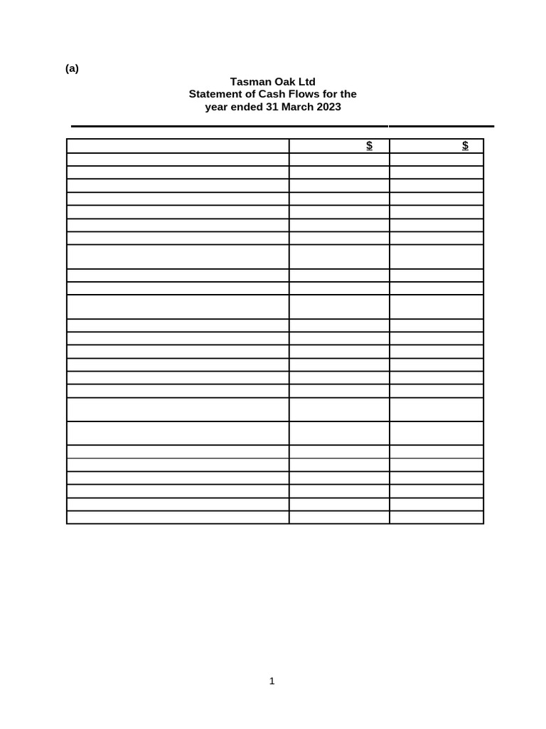 Cash Flow Statement Answer Booklet | PDF | Expense | Cash Flow Statement