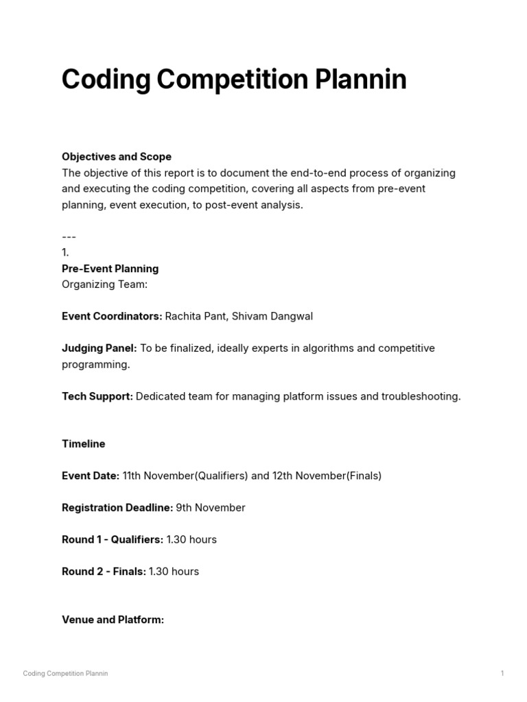 HackerRank Coding Competition Guide | PDF | Cognition | Computing
