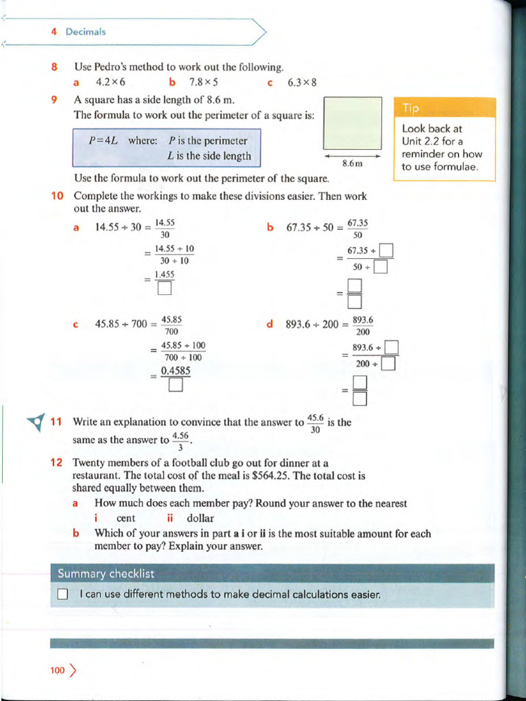 Questions of GR 6 Math CAIE Text-91!95!5 | PDF