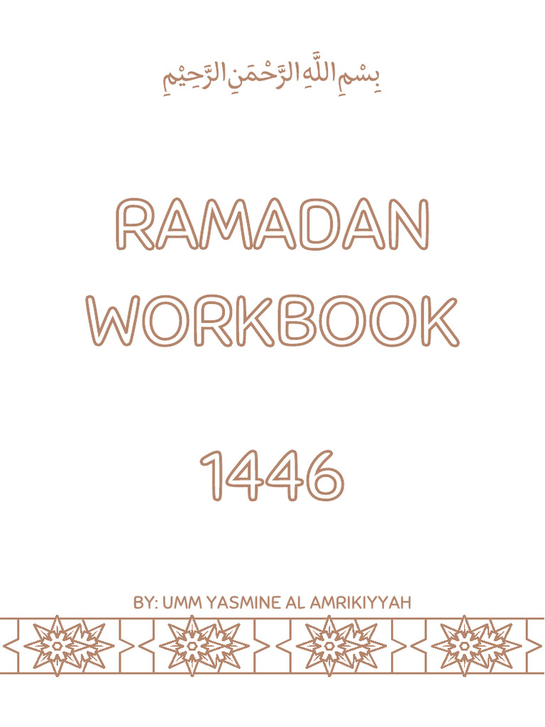 Ramadan Workbook - 20250301 - 120407 - 0000 | PDF | Ramadan | Theocracy