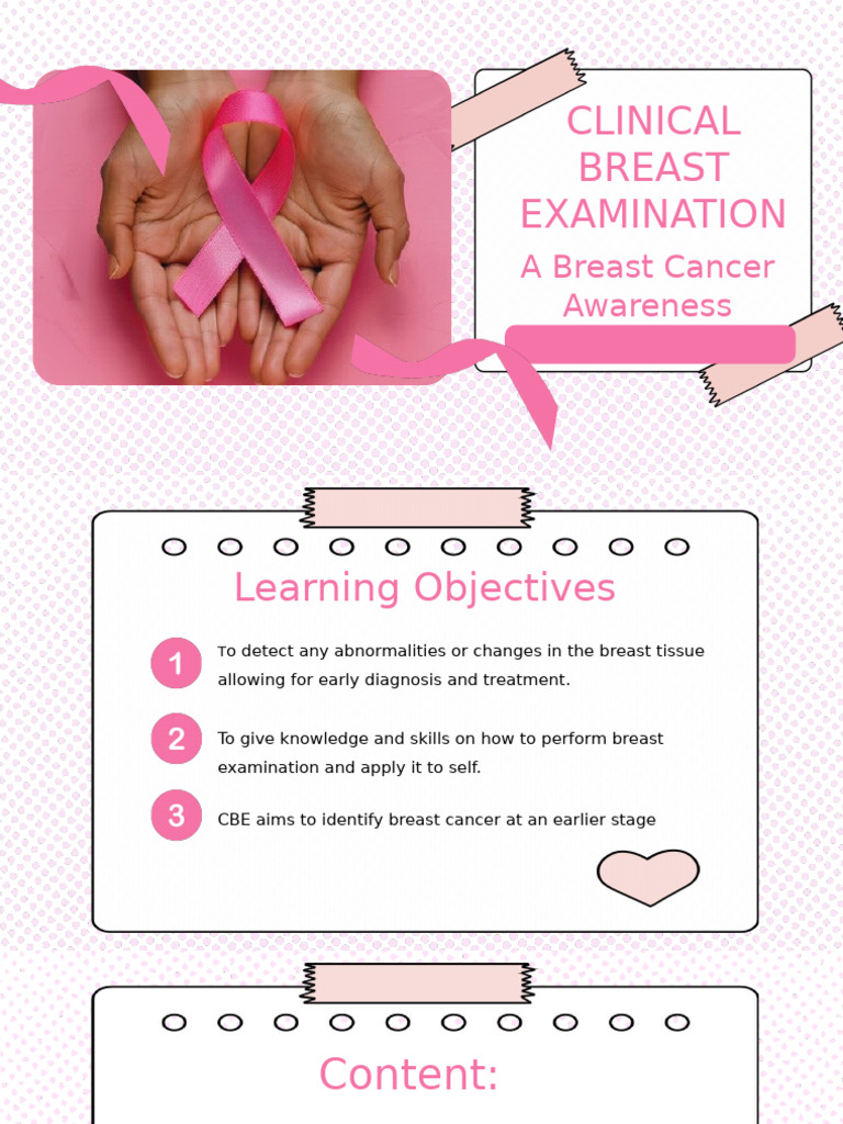 Clinical Breast Examination | PDF | Cancer | Breast Cancer