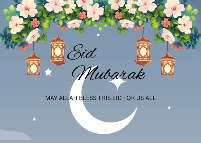 Eid Mubarak Card | PDF
