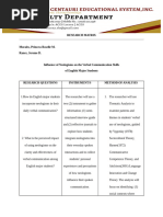 Research Matrix Template | PDF