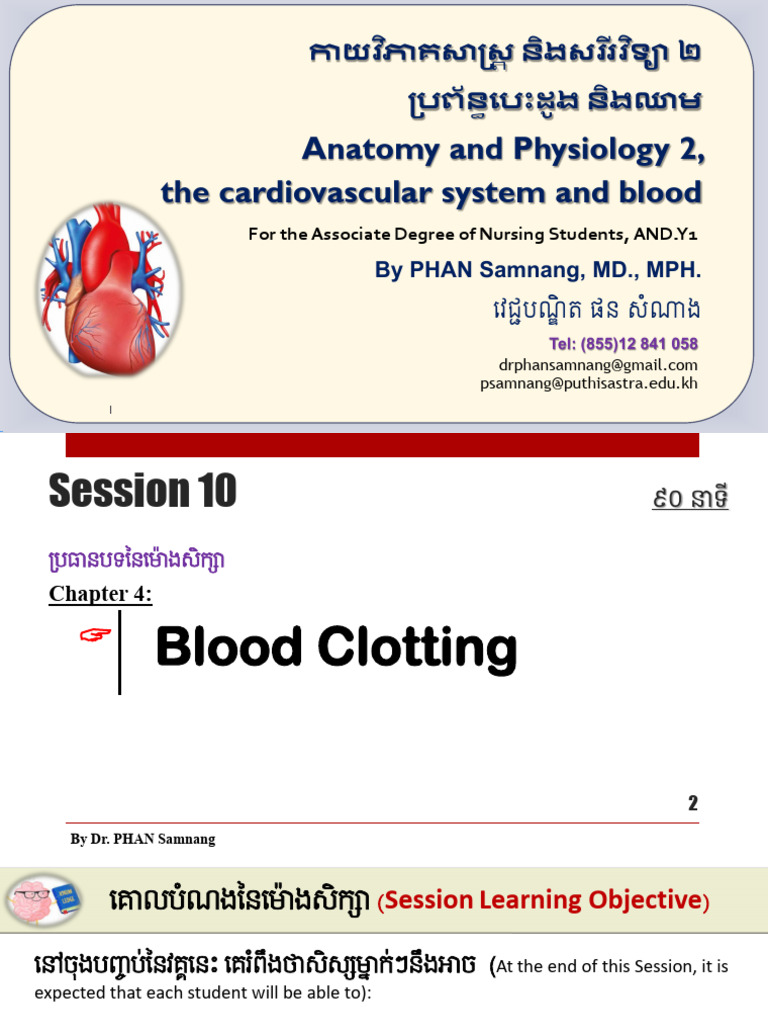 Blood Clotting and Hemostasis Overview | PDF | Coagulation | Hemostasis