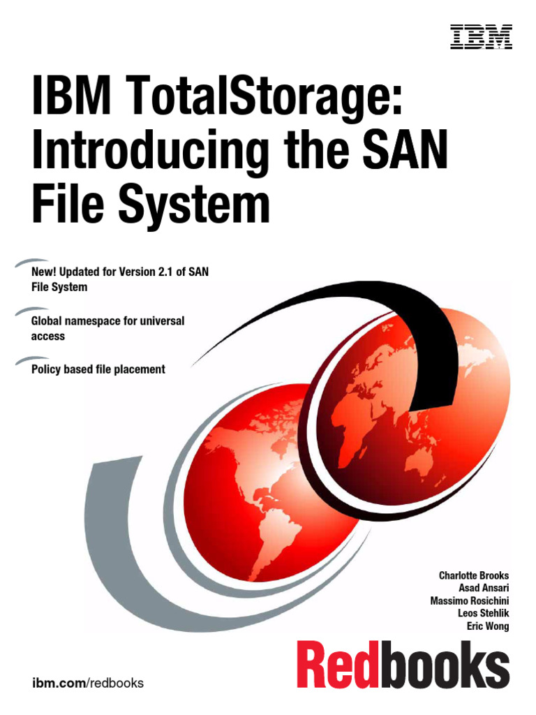 IBM TotalStorage SAN File System Guide | PDF | Information Technology ...
