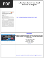 RRL Level of Awareness | PDF | Traffic | Road Traffic Safety