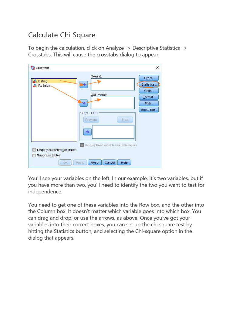 Chi Square Test in SPSS | PDF