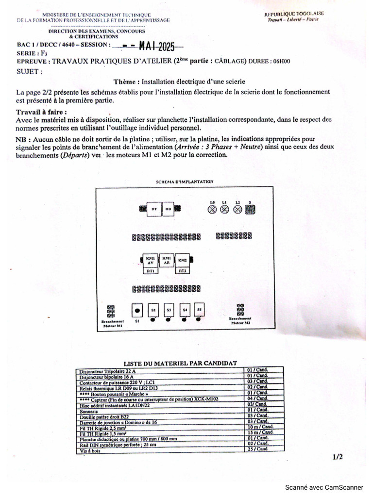 Bac1 2025 TPA Pratique | PDF