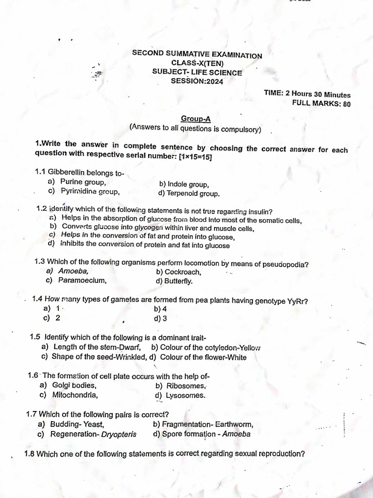 Life Science | PDF