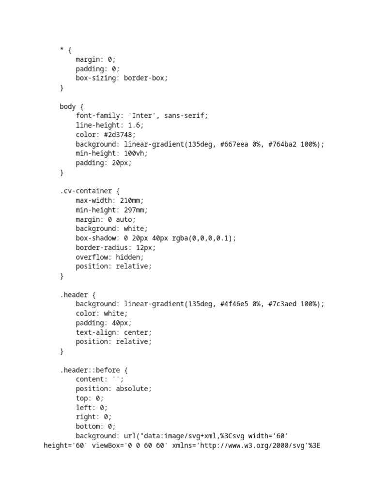 Margin 0 Padding | PDF