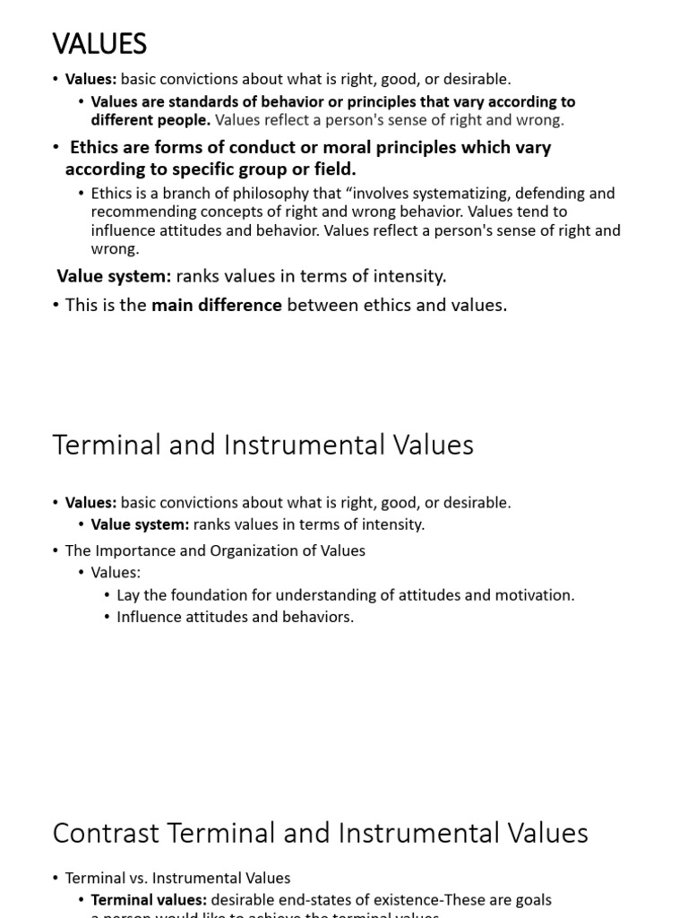 Understanding Values and Beliefs | PDF | Job Satisfaction | Value (Ethics)