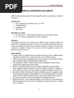 Is 4031 Part 4 - Consistency | PDF | Cement | Temperature